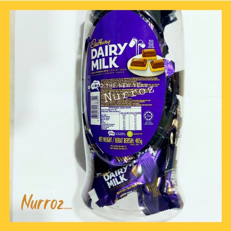 CADBURY Dairy Milk Chocolate Mini Bar Bites | Coklat murah by Nurroz ...
