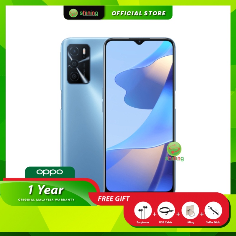 Oppo A16 (CPH2269)(4GB 64GB)(Pearl Blue) | Shopee Malaysia