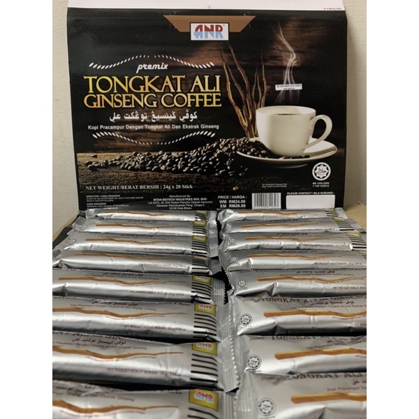 !!READY STOCK!! KOPI ANR TONGKAT ALI PAPAN 24GX20 PAKET | Shopee Malaysia