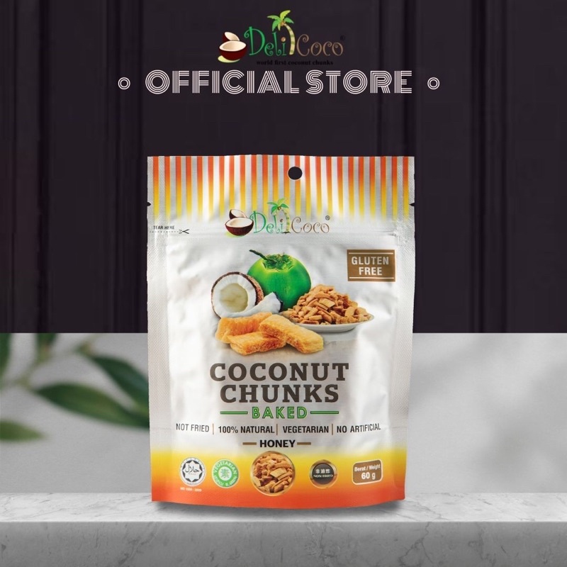 Delicoco’ 🍯🍯🍯| 1 Packet X DELICOCO Coconut Chunk Honey Flavor (60 Grams ...