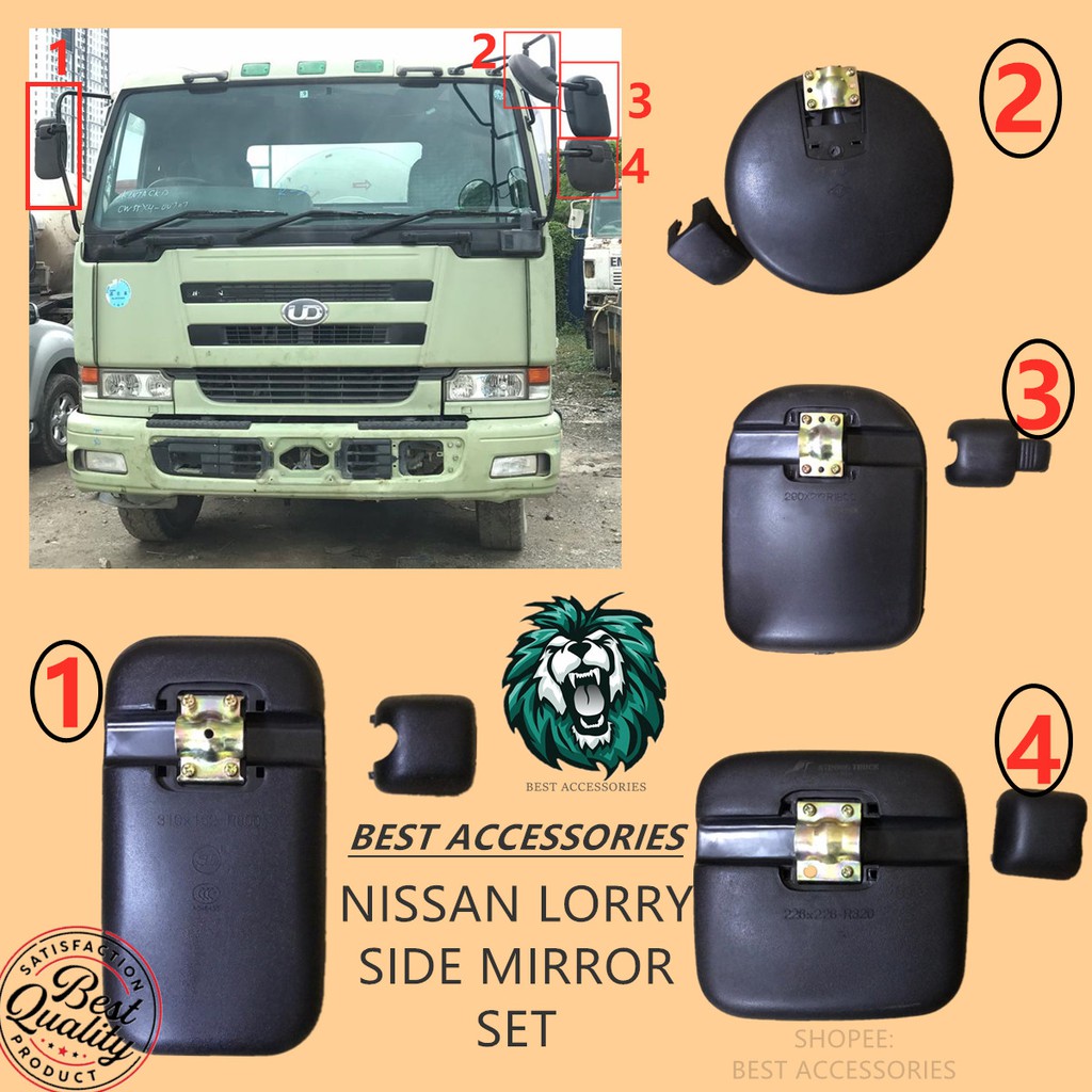 NISSAN LORRY SIDE MIRROR HIGH QUALITIES | Shopee Malaysia