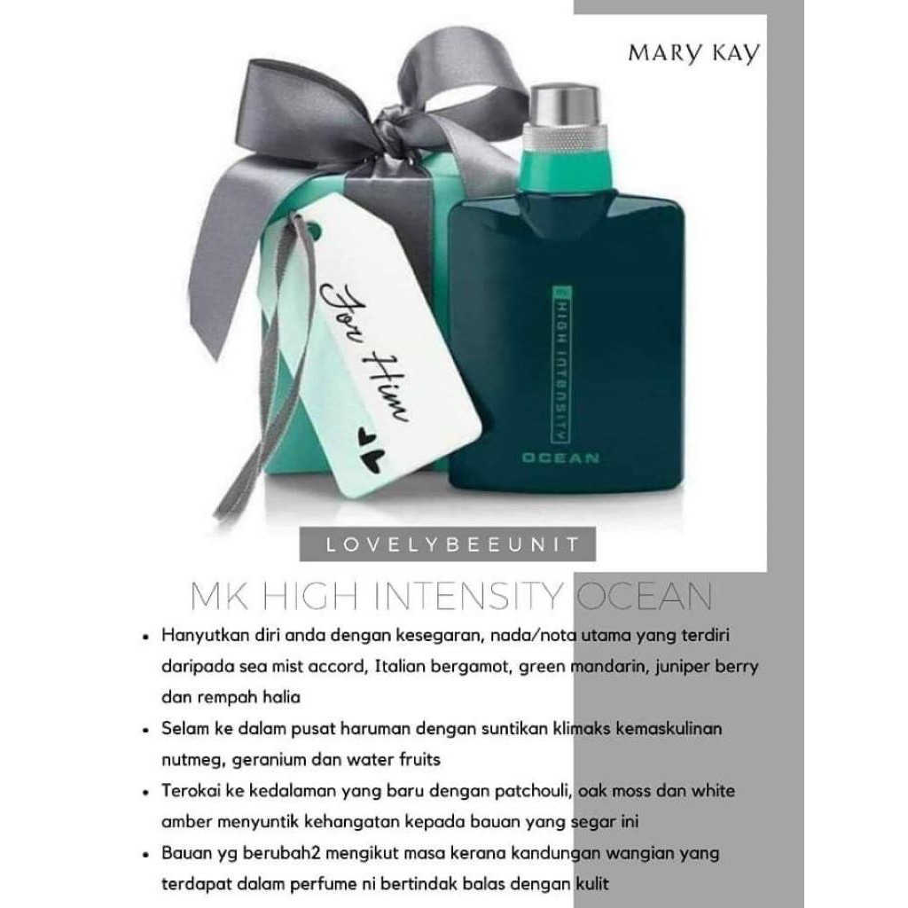 [Ready Stock] Perfume MK For Men High Intensity Ocean Cologne Spray ...