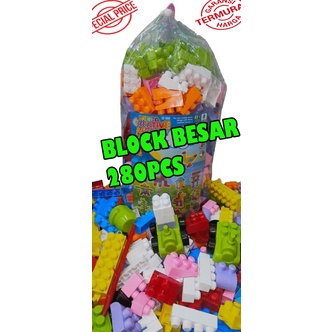 Lego Block Toys Stacking Large Beams 280 pcs - Large Stacking Block ...