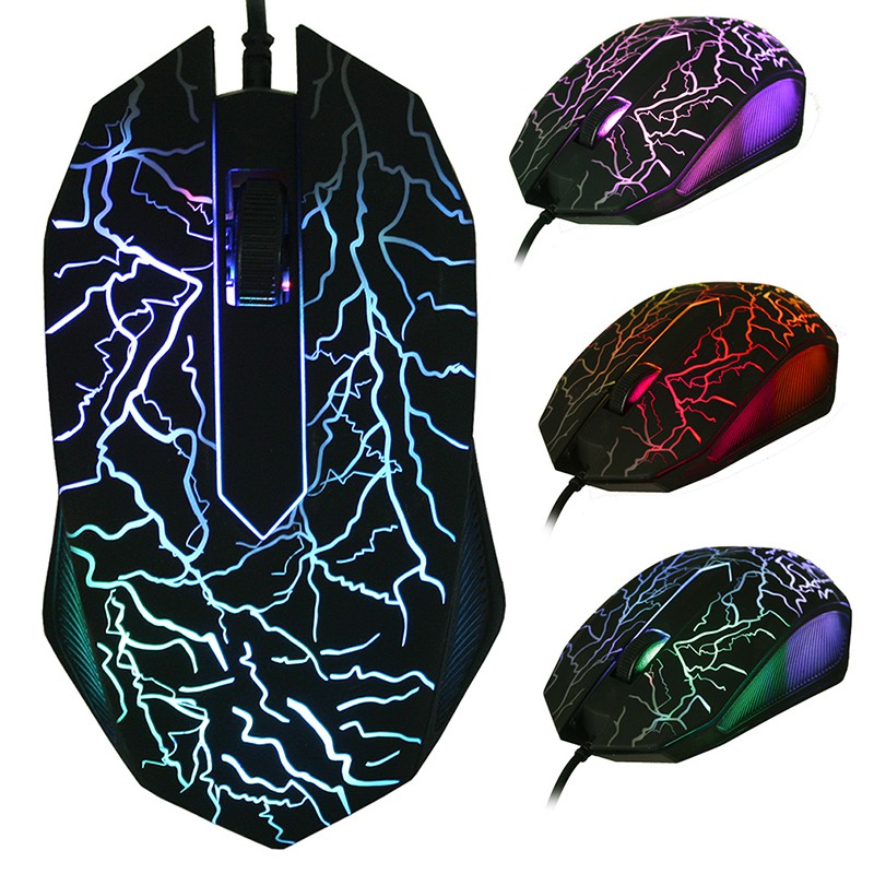 Mouse Gaming Professional 2400DPI Dengan Kabel USB Wired Mice untuk PC ...