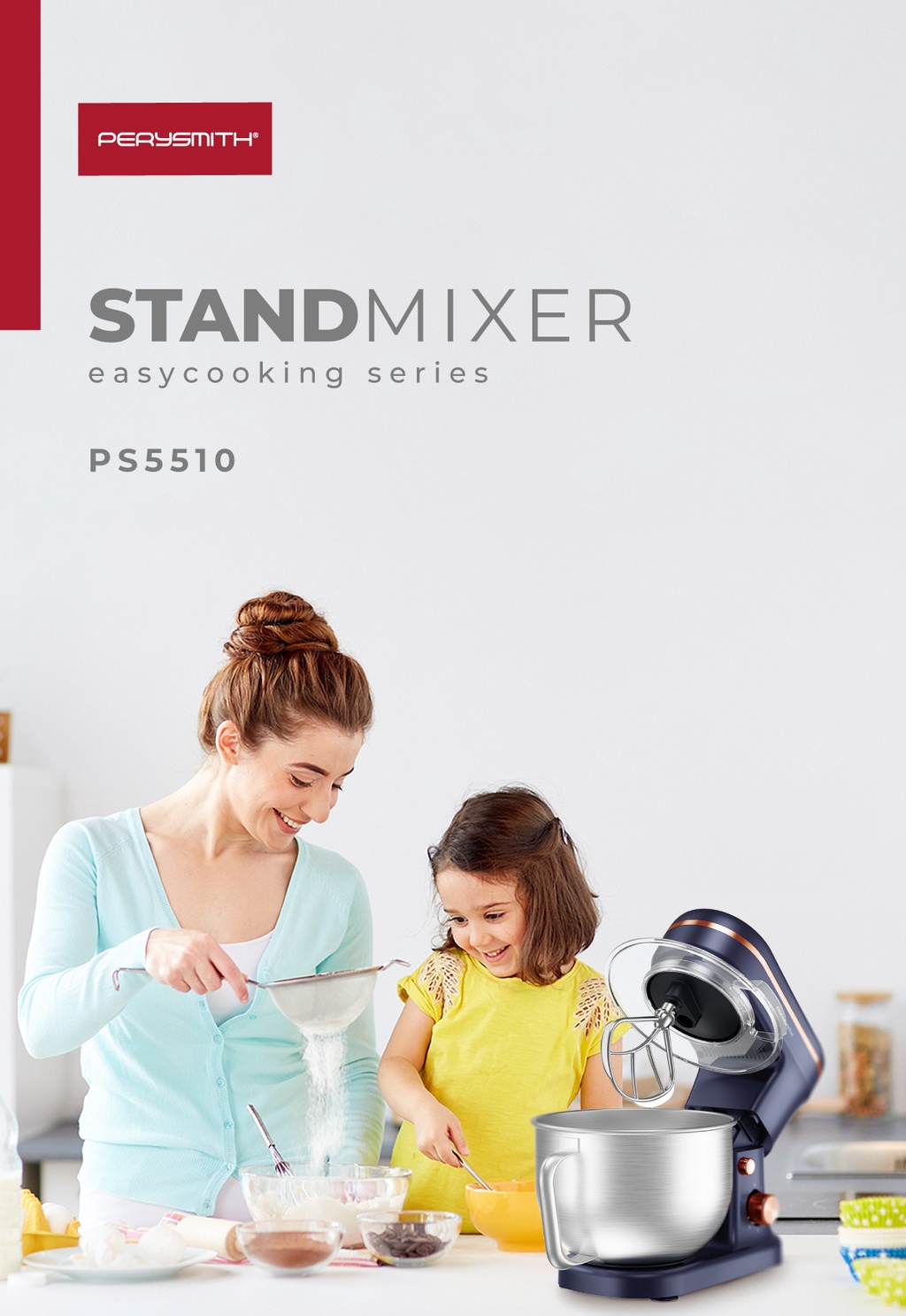 PERYSMITH PS5510 STAND MIXER (MULTI-COLOUR) - PerySmith Malaysia