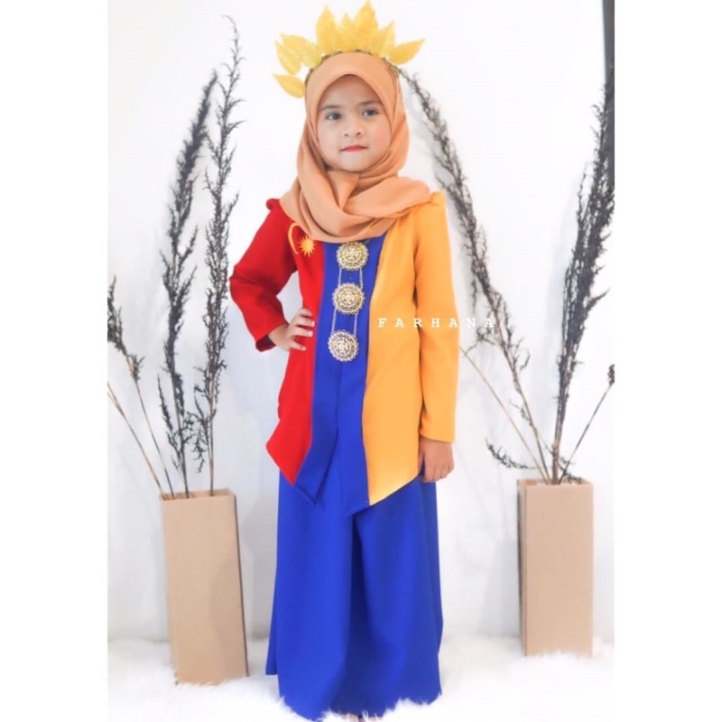 Kebaya Merdeka Kids Girl | Shopee Malaysia