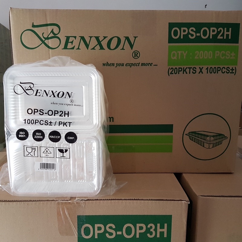 OPS - OP2H - BENXON Plastic Tray 2000PCS Bakery Disposable Plastic ...
