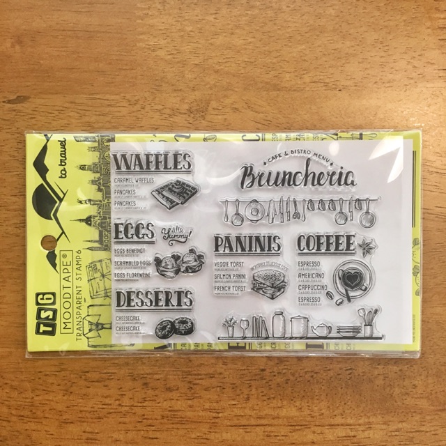 Moodtape Clear Stamps - Food Menu (6th Edition) | Shopee Malaysia