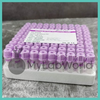 Vacutube K2 EDTA Micro Tubes Mini Blood Collection Tube Purple 0.5ml ...