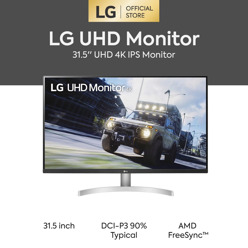 LG 31.5'' 32UN500 UHD 4K 60Hz 4ms HDR10 VA FreeSync Monitor | Shopee Malaysia
