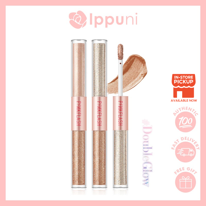 PINKFLASH E18 2 in 1 All Glow Liquid Eyeshadow （5Type) | Shopee Malaysia