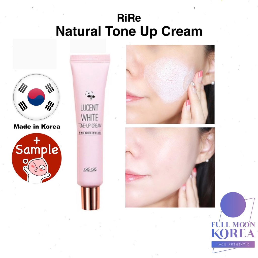 [RiRe] Lucent White Tone Up Cream 40ml/ Natural Tone up / Healthy Look/ Make up Base / Primer ...