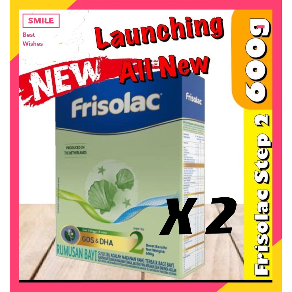 Frisolac Step 2 600g X 2 Boxes (Exp : 01/2024) | Shopee Malaysia