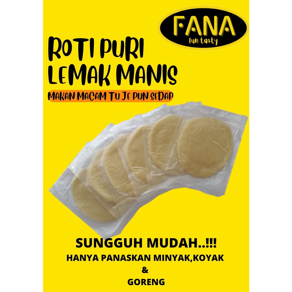 Roti Puri Lemak Manis ( 50gm/pcs ) makan macam tu je pun SEDAP | Shopee ...