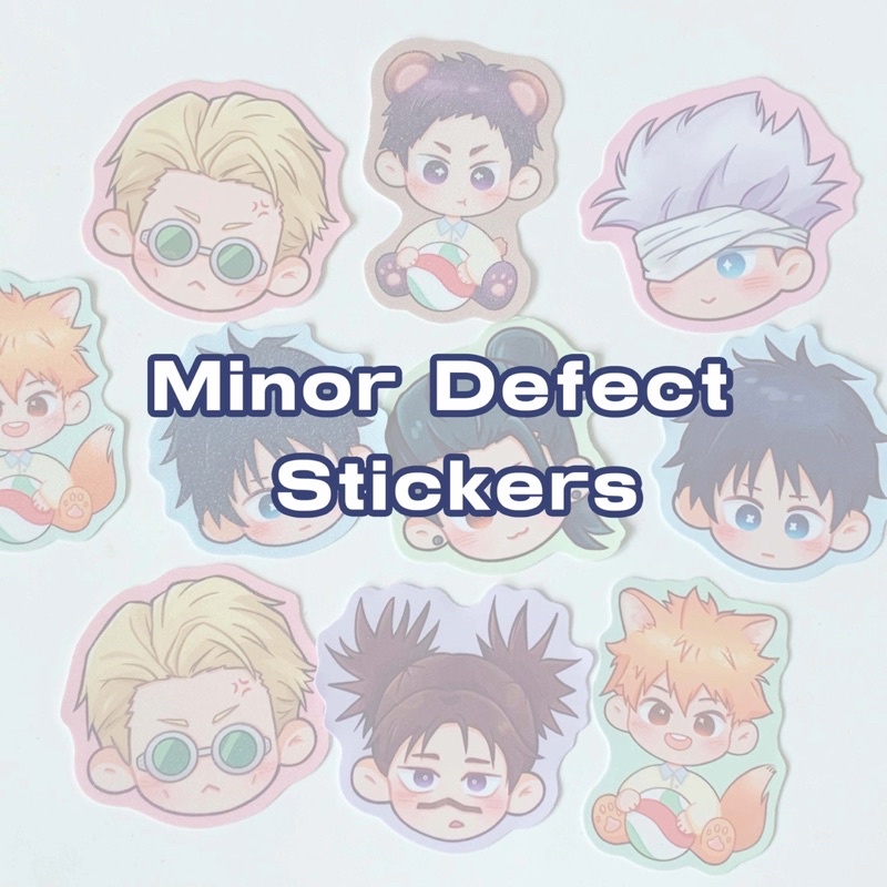 [Minor Defect] JJK & Haikyuu Stickers |dreammaker| | Shopee Malaysia
