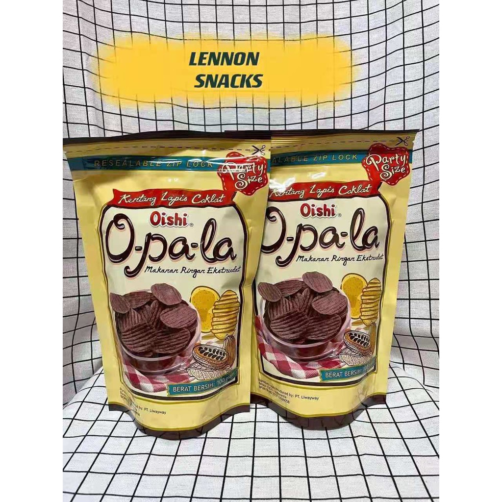 (HALAL)Oishi OPALA 100G Chocolate Potato Chips MURAH!! | Shopee Malaysia