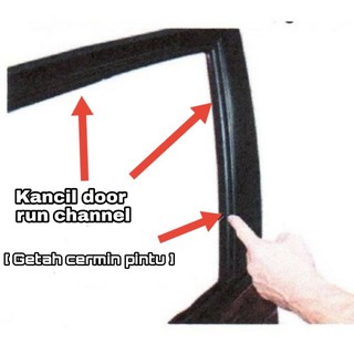 PERODUA KANCIL DOOR RUN CHANNEL (1 PCS) - GETAH CERMIN PINTU - GOOD ...