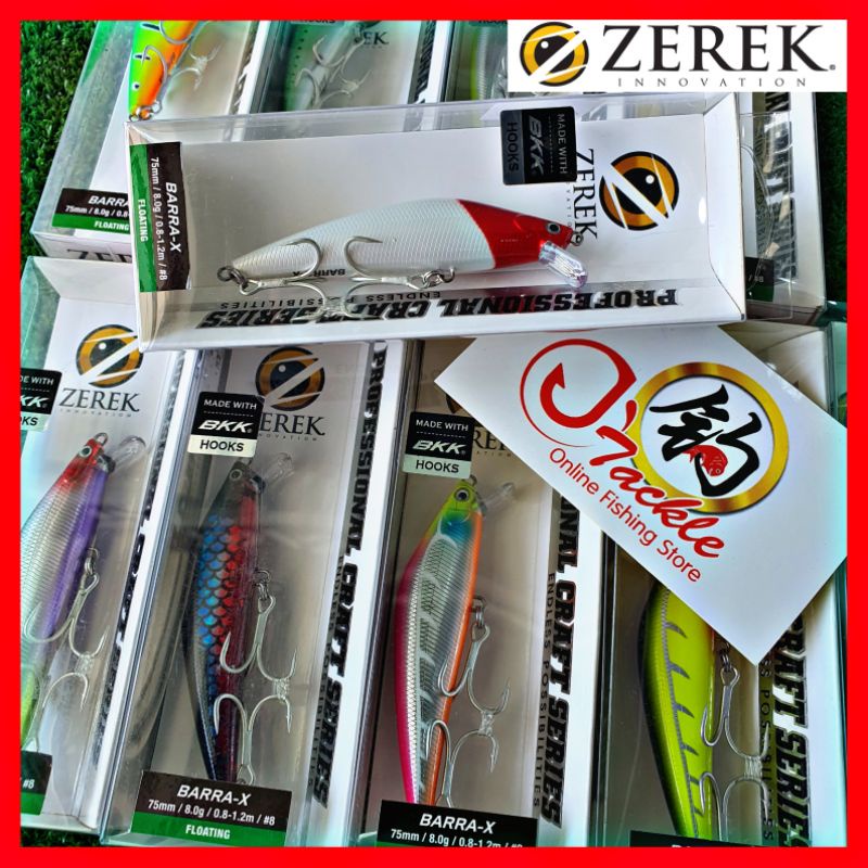 Zerek Barra-X 75mm 8g Floating Minnow (100% Original) | Shopee Malaysia