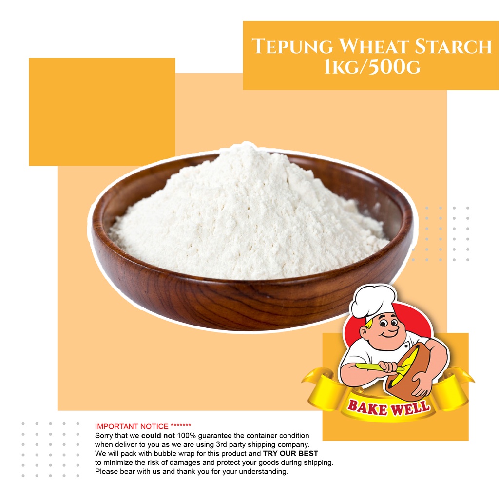 Wheat Starch [1kg/500gm] | Shopee Malaysia