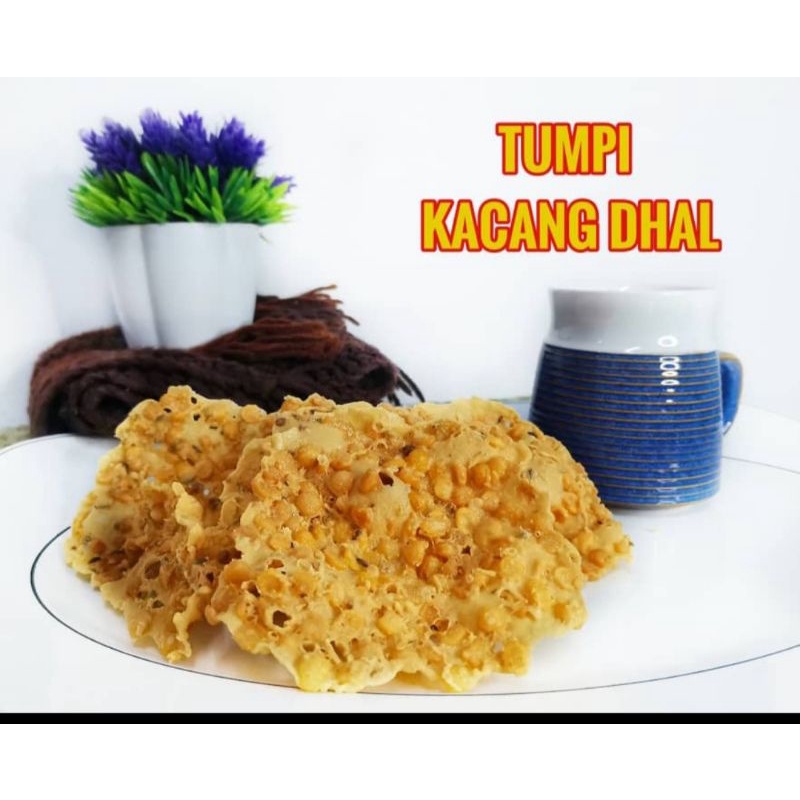 [READY STOCK!!! ] Tumpi Kacang Dhal untuk kudap2.... sedap wey ...