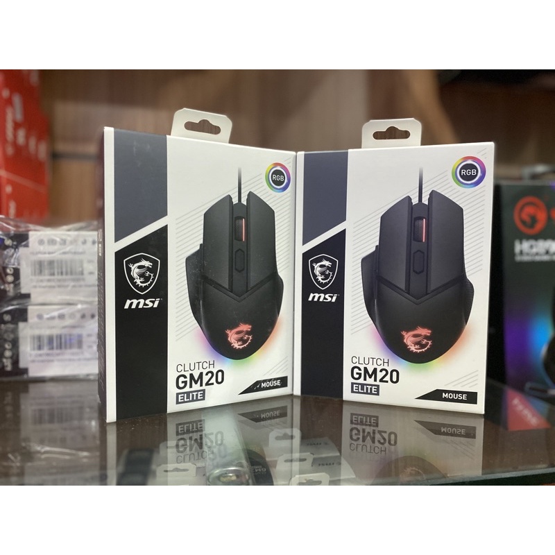 MSI Clutch GM20 ELITE WIRED GAMING MOUSE | Shopee Malaysia