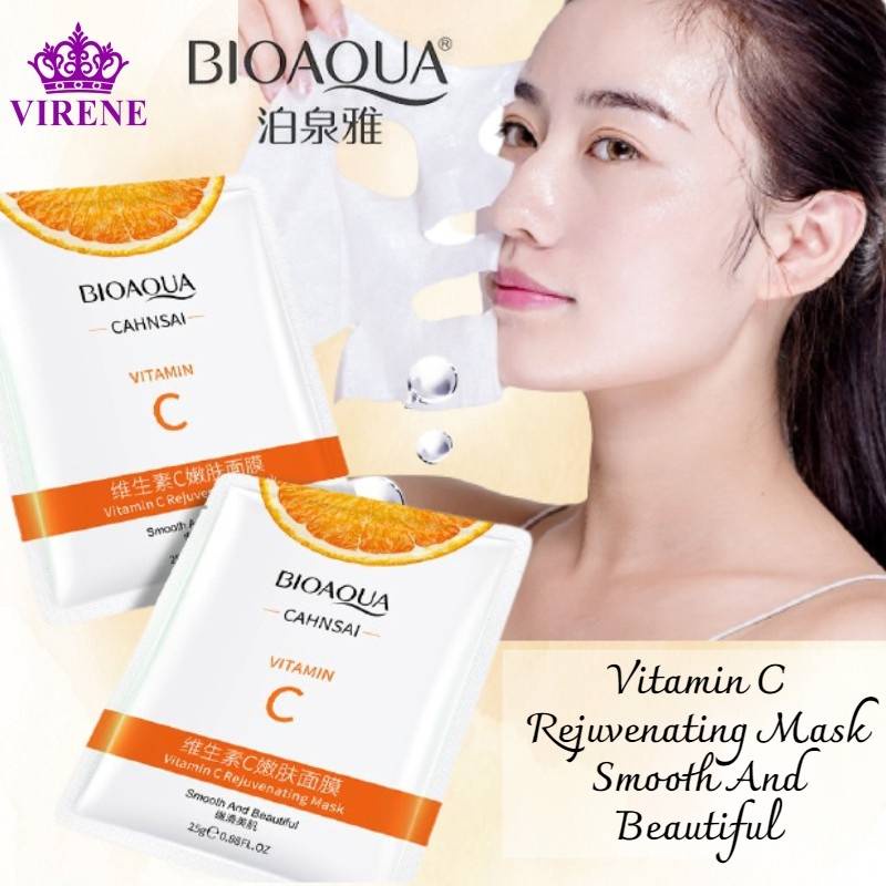 Bioaqua Cahnsai Vitamin C Mask Bundle Pack Shopee Malaysia