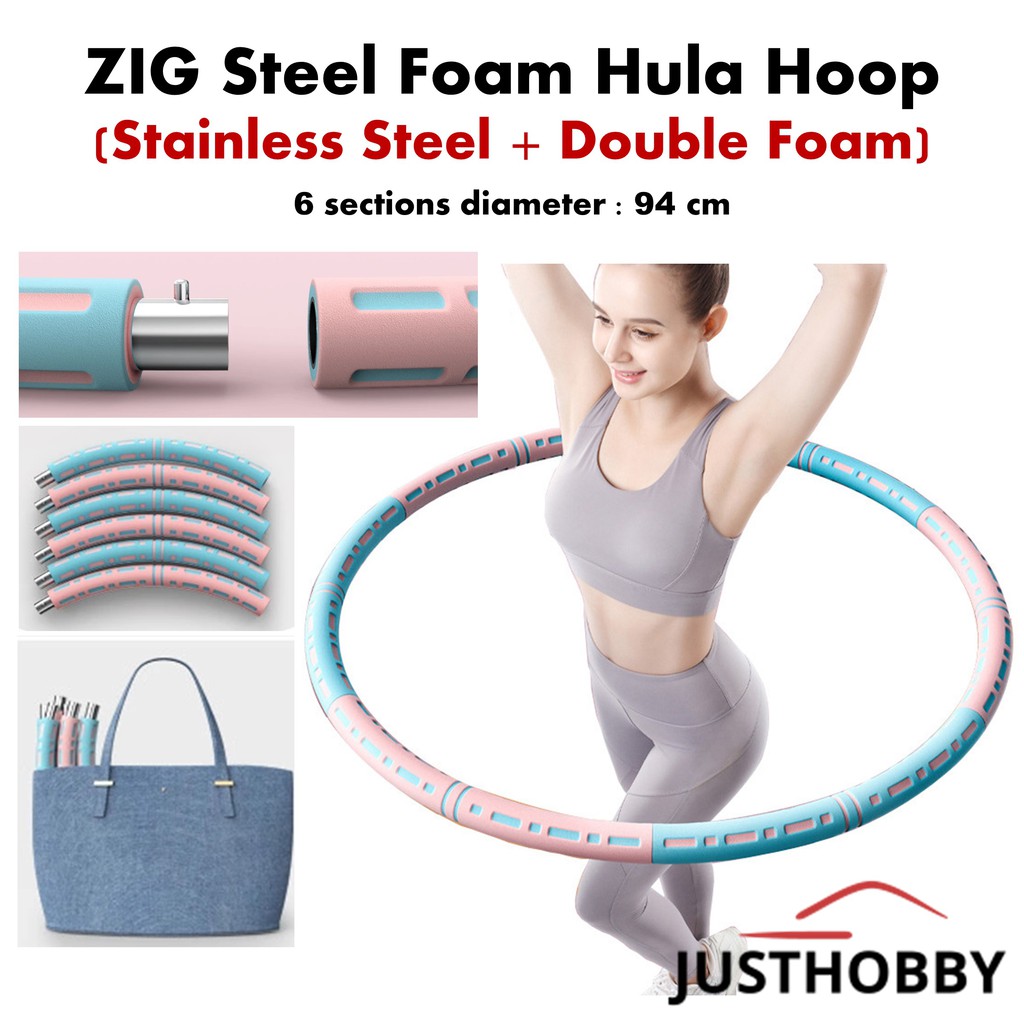 Premium Quality Foam Hula Hoop Foldable Hula Hoop Abdominal Slimming ...