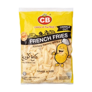 Brand CB Crinkle Cut French Fries / Kentang Goreng 1KG | Shopee Malaysia