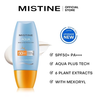 Mistine Sunscreen Moisturizer Facial And Body Cream SPF50+ PA+++ (40ml) | Shopee Malaysia
