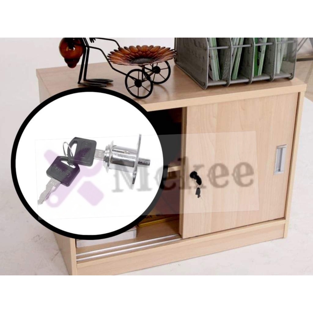 Push open sliding door lock lock key for cabinet drawer furniture ...