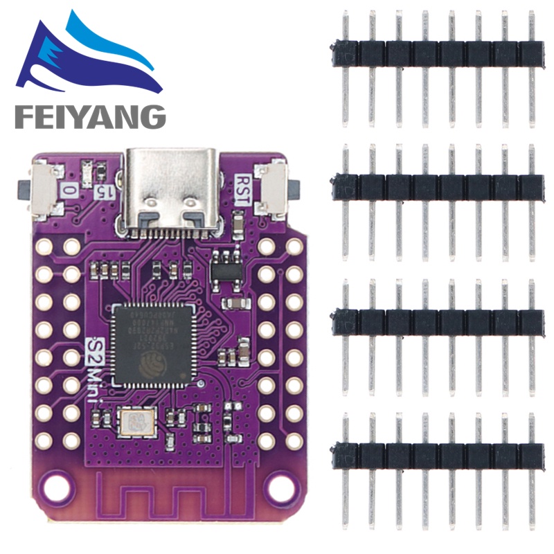 ESP32 S2 Mini V1.0.0 - LOLIN WIFI IOT Board based ESP32-S2FN4R2 ESP32 ...