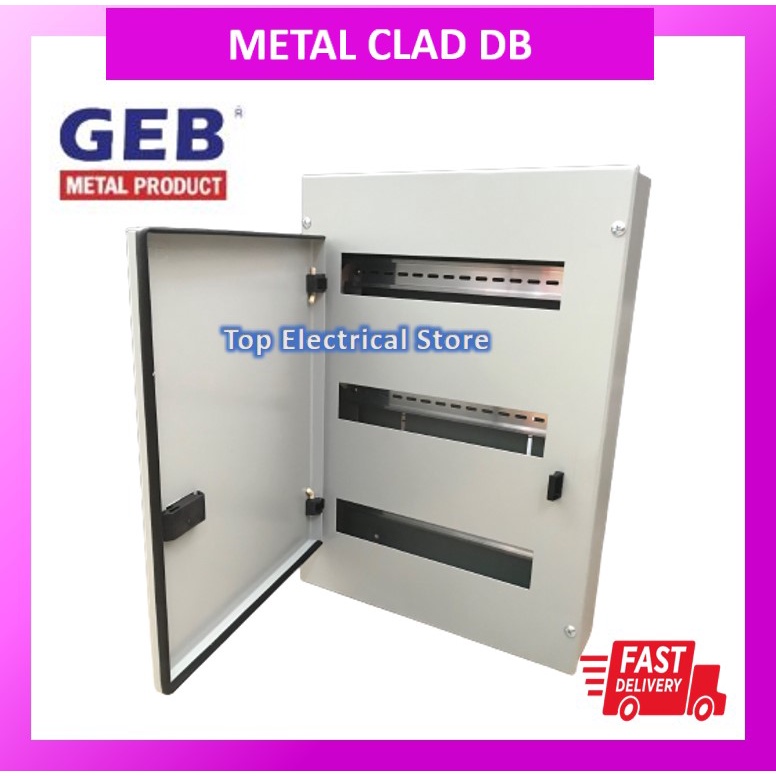 GEB MAXGUARD METAL CLAD DB 3 ROW DISTRIBUTION BOX GT314 ELECTRICAL BOX ...