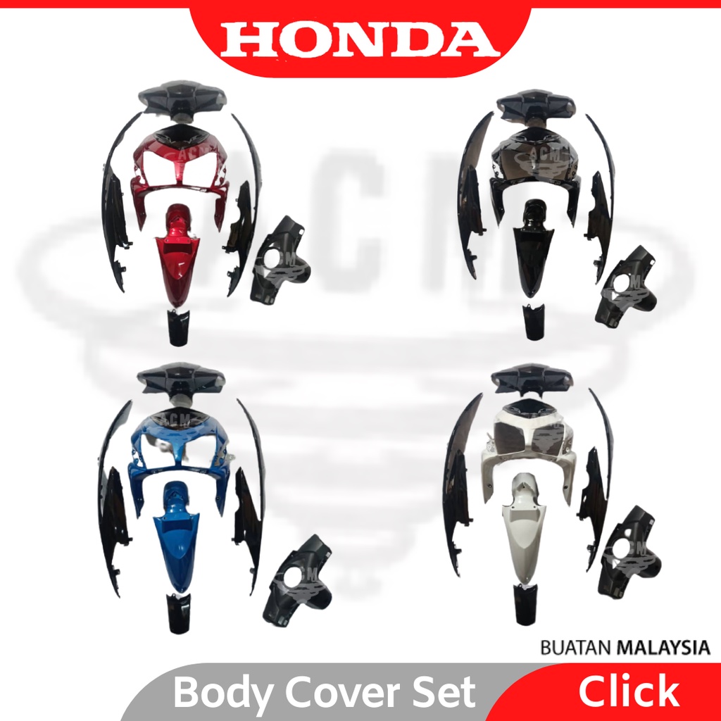 HONDA Click Body Cover Set Color Parts Kit Bodyset Coverset - Blue ...