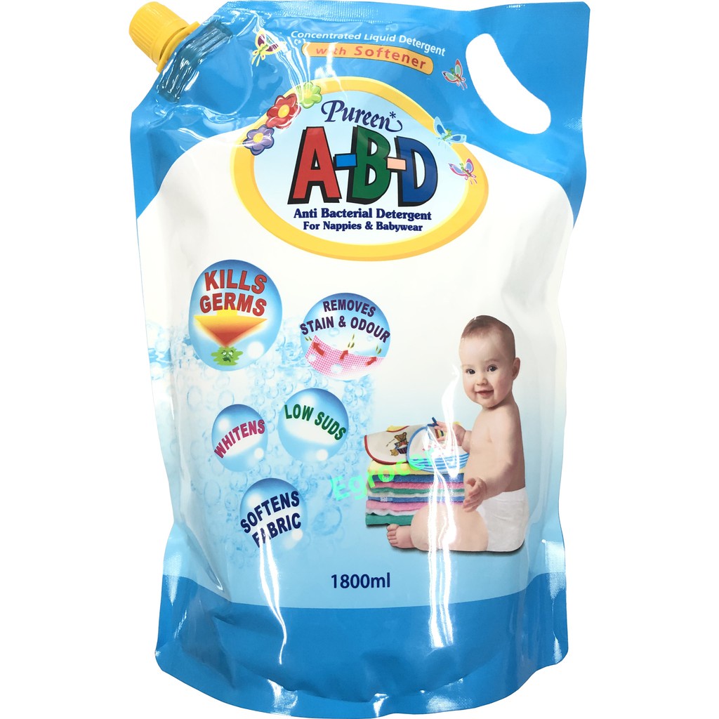 PUREEN ABD 1800MLX6 REFILL LAUNDRY DETERGENT WITH SOFTENER(1BOX-6PACKS ...