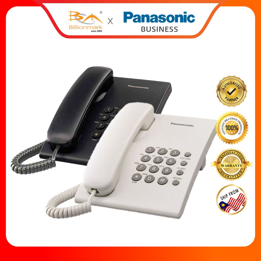 Panasonic KX-TS500 KX-TS500ML Single Line Telephone Office Or Home | Billionmark | Shopee Malaysia