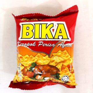 Bika Chicken Crackers 10g x 30pkt Childhood Snaks Makanan Ringan Zaman ...