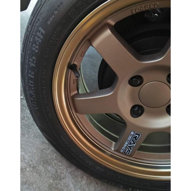 [READYSTOCK]VOLK RACING 1SET 4PCS HIGH GRADE RIMS STICKER REFLECTIVE ...