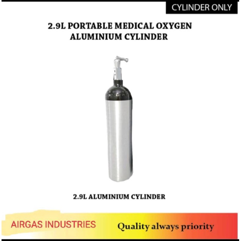 2.9L Portable Medical Oxygen Cylinder Complete Set(OXYGEN TANK SET WITH ...