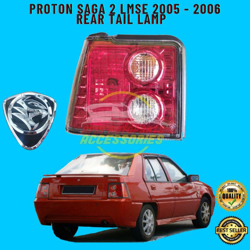 (ORIGINAL) PROTON SAGA 2 LMSE 2005-2006 REAR TAIL LAMP(RED) | Shopee ...