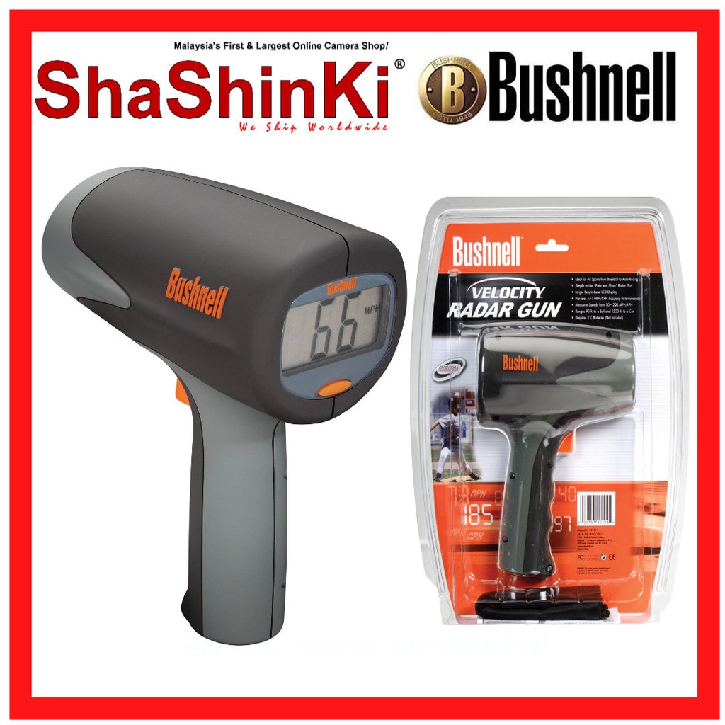[MALAYSIA READY STOCK] Bushnell Velocity Speed Gun (17km/hr to 177 km ...