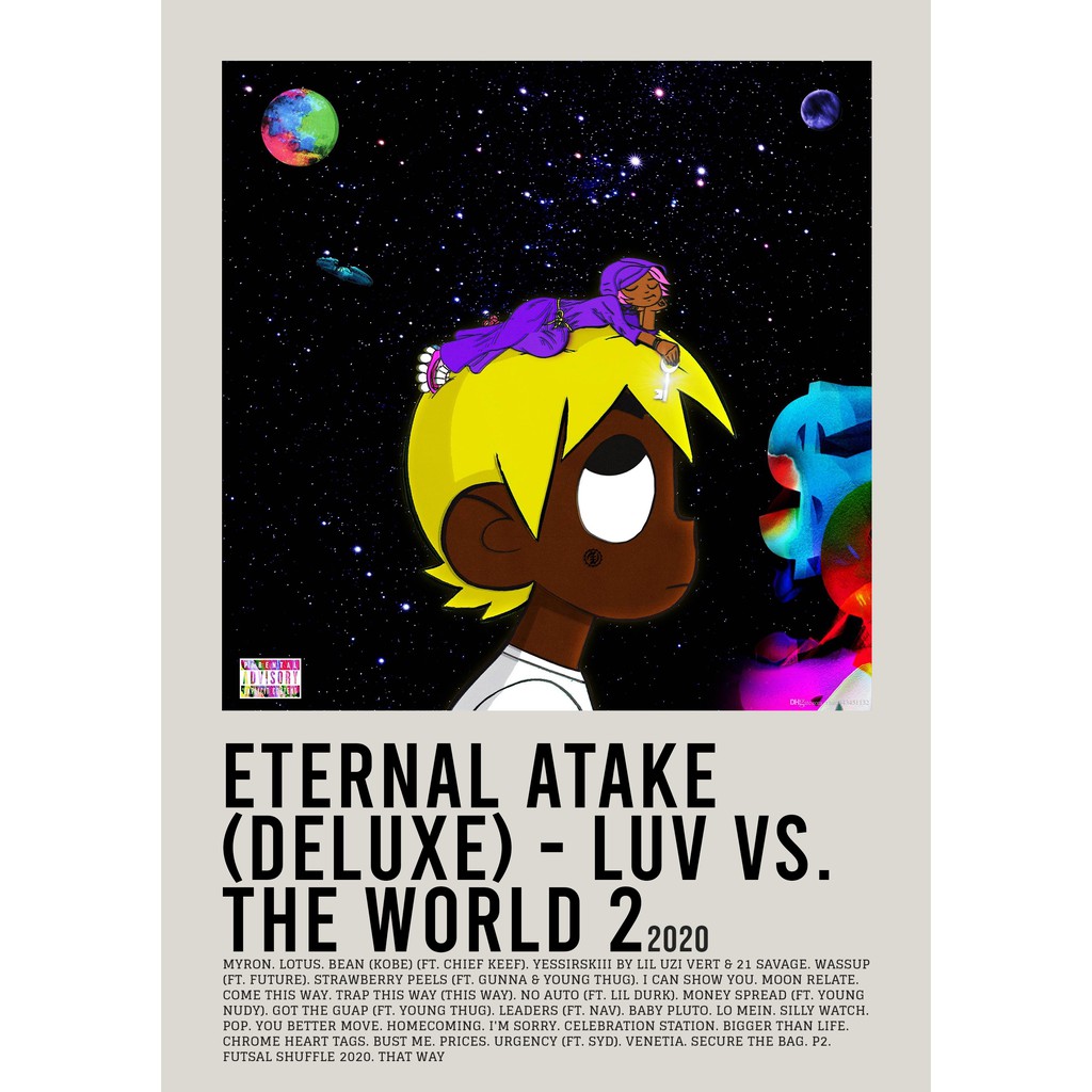 【READY STOCK】Aesthetic Poster Wall Eternal Atake (Deluxe) - LUV vs. The ...