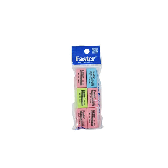 Faster Eraser 6 pcs ( Value Pack) | Shopee Malaysia