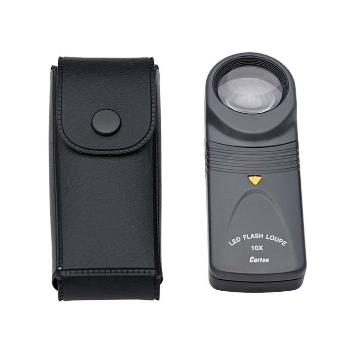 Carton Multiple Purposes Magnifier LED Flash Loupe 27mm 10X | Shopee ...