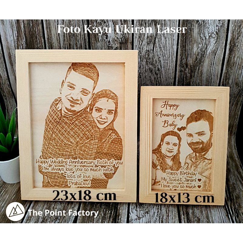 [Custom Made] Laser Engraved Wooden Photo Frame - Personalized Gifts ...