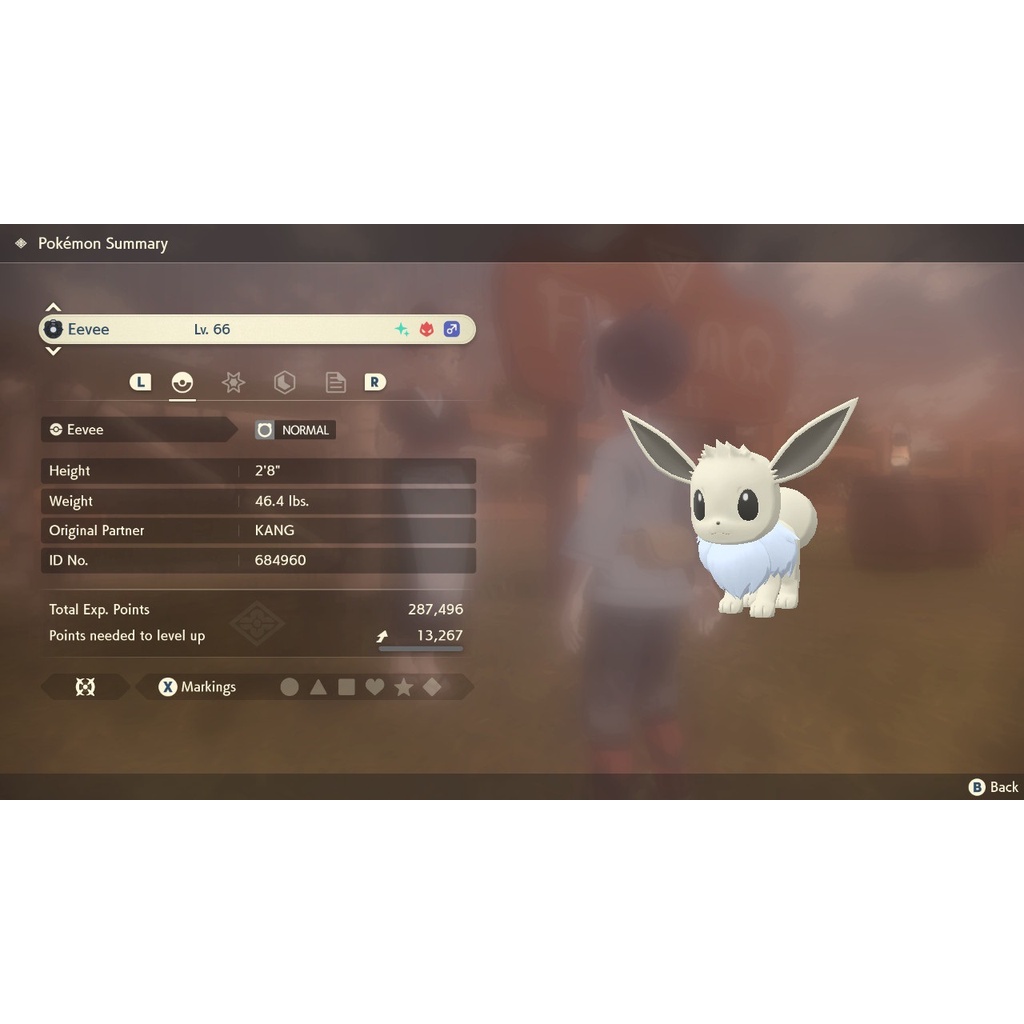 Pokemon Legends: Arceus - 6IV Shiny Alpha Eevee (Male) | Shopee Malaysia