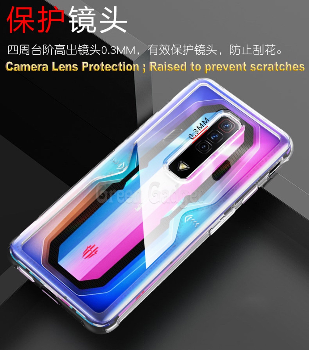 Nubia Red Magic 7/7 Pro Case Clear Armour 360 Full Protection Cover ...