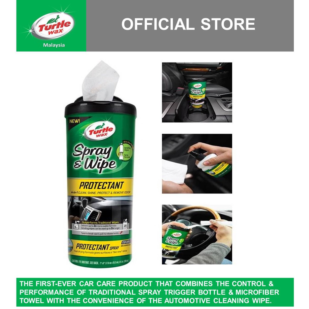 Turtle Wax@Spray & Wipe Protectant T-50939 | Shopee Malaysia
