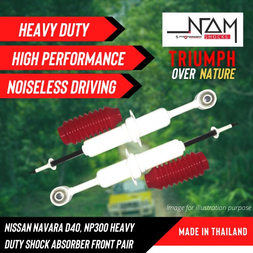 Nissan Navara D40, NP300 Heavy Duty Shock Absorber FRONT by NAM ...