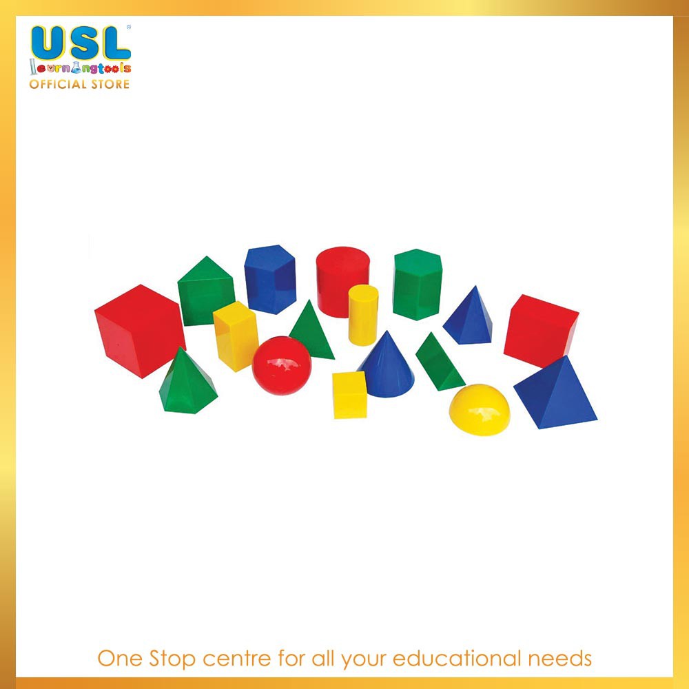 USL Giant Geometric Shapes (17 pcs) - Mathematics & Early Learning ...