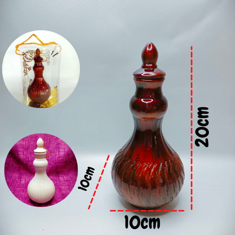 Labu Sayong Gojet Panai berwarna Meranti/putih | Shopee Malaysia